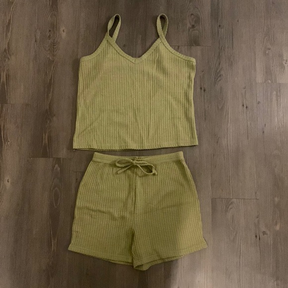 Intimates & Sleepwear | Olive Green Pajama Set | Poshmark